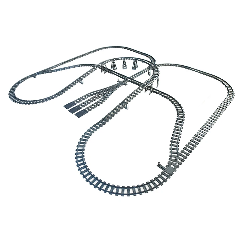 MOC-Creative-Expert-Ideas-City-Train-Tracks-Straight-Curved-Switch ...