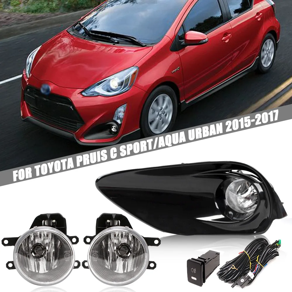 1Set Front Bumper Fog Lamp For TOYOTA PRIUS C Sport/Aqua Urban 2015 ...