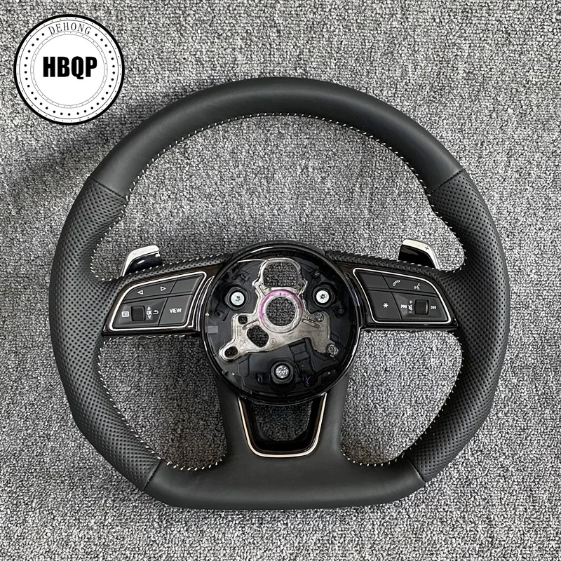 For Audi RS A4 S4 A5 S5 A3 S3 B9 B8 steering wheel carbon fiber ...