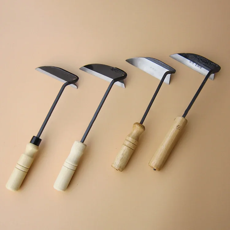 Long Neck Bent Handlebar Hoe Garden Sickle Mower Farm Tools Weeding ...