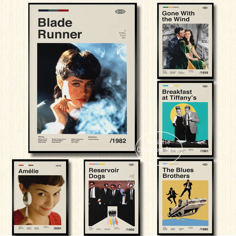 Vintage-Classic-Movie-Famous-Star-Portrait-Poster-Retro-Romantic-Film ...