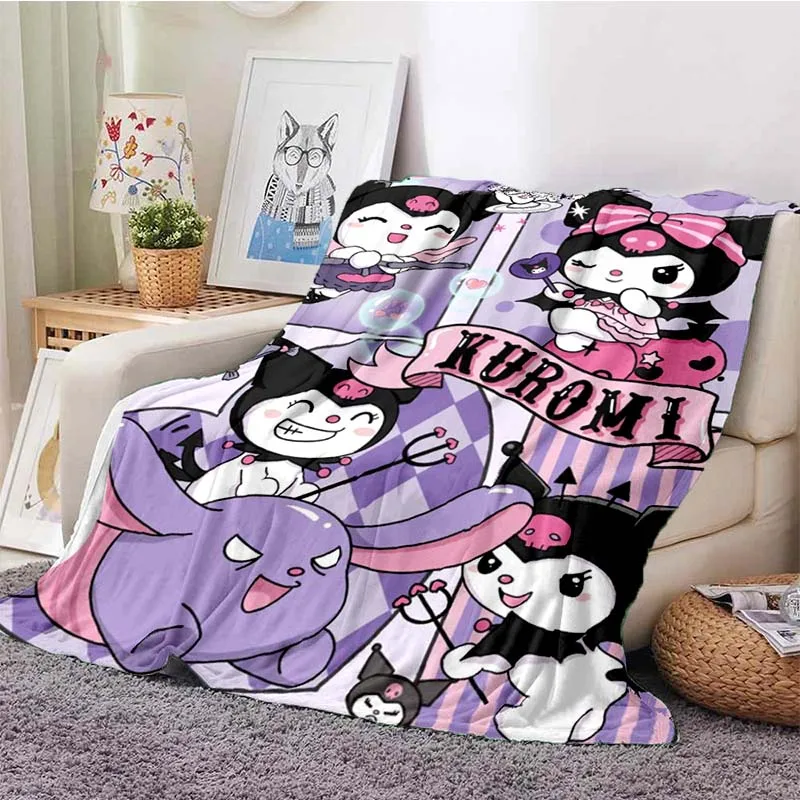 Cartoon-Character-Print-Soft-Blanket-cute-pattern-kids-blanket-blankets ...