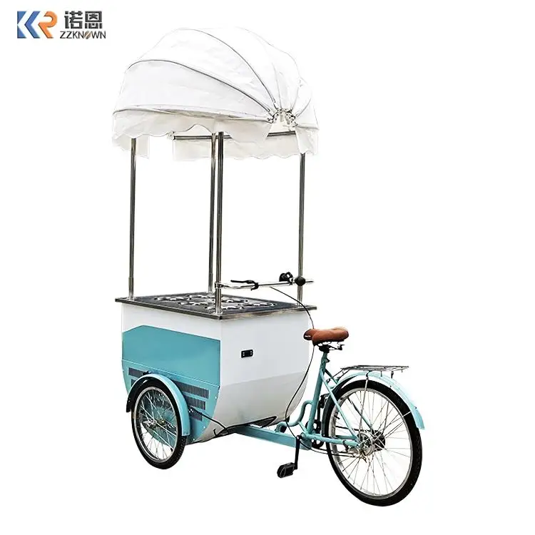 OEM-Italian-Ice-Cream-Gelato-Bike-Cart-Color-Refrigerator-Cart-Trike ...