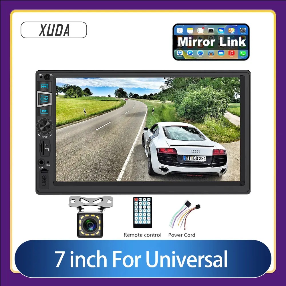 XUDA-Radio-con-pantalla-t-ctil-HD-de-7-pulgadas-para-coche-reproductor ...