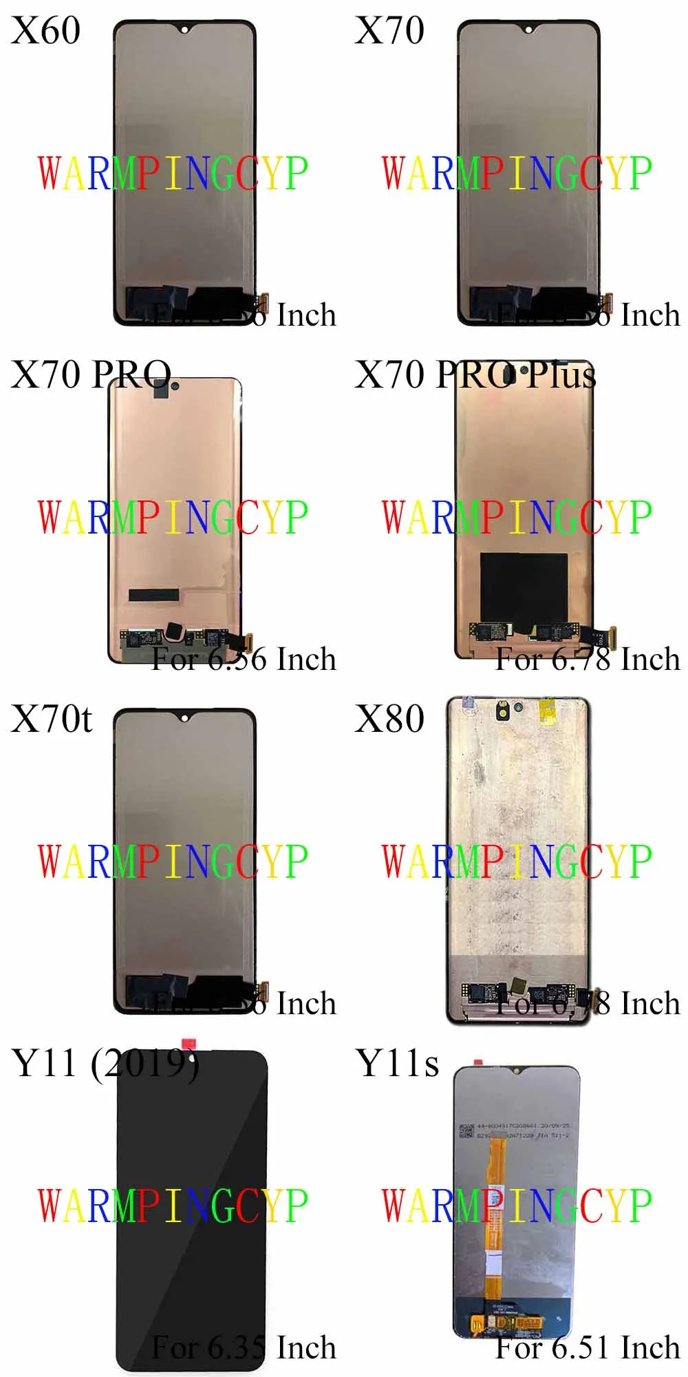 Vivo X70 Pro Panel | Vivo X70 Pro Plus | Touch Screen+lcd | V2145a ...