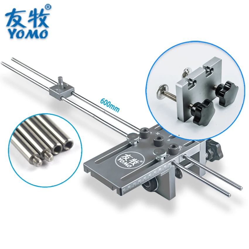 Wood-Three-In-One-Punch-Locator-Board-Dowel-Jig-MDF-Furniture-Splicing ...