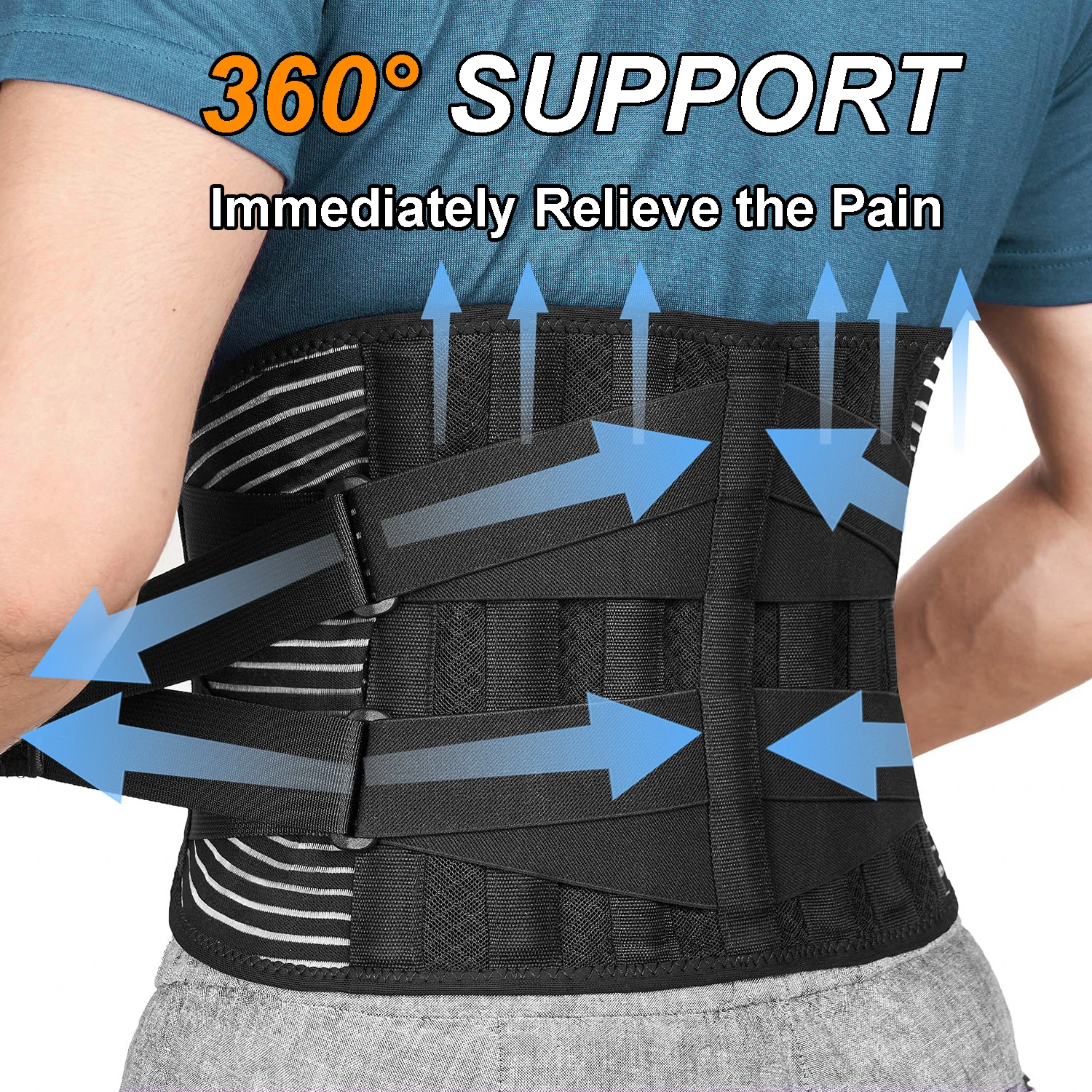 6-Stays-Back-Decompression-Back-Braces-Back-Pain-Relief-Breathable-Back ...
