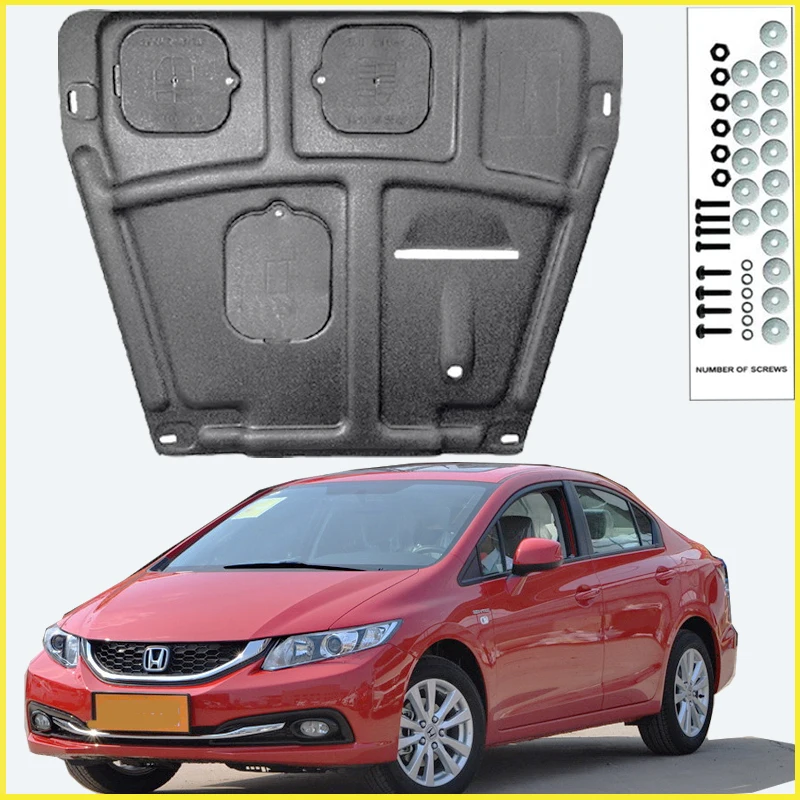 Para Honda CIVIC 2012-2015 9th 1.8L 2.0L negro debajo de la placa ...