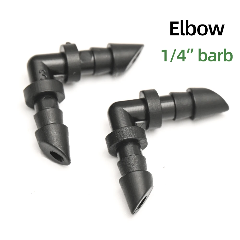 1-4-PVC-Hose-Barb-Elbow-Connector-Automatic-Drip-Irrigation-Connectors ...