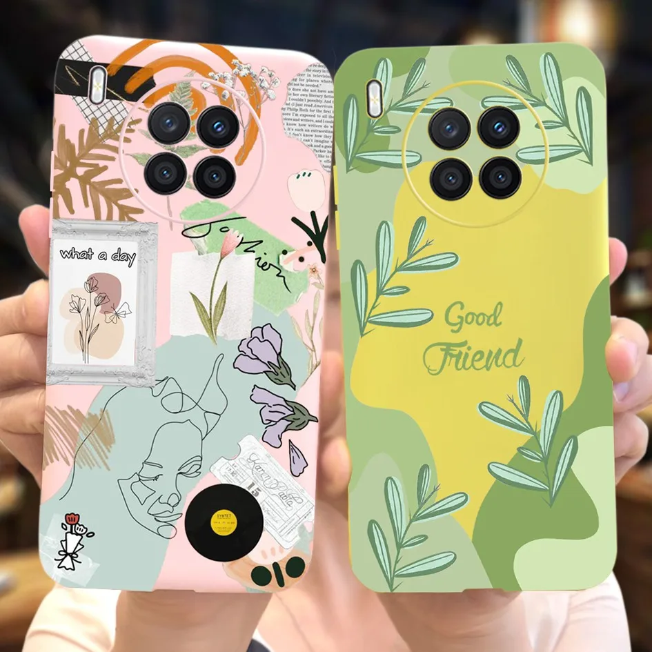 For-Huawei-Nova-8i-Case-New-Stylish-Art-Painting-Protective-Skin-Soft ...