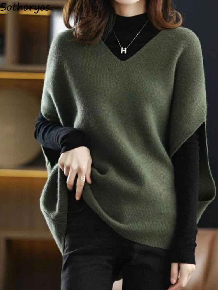 Sweater Vests Women Minimalist Fashion Elegant All-match Korean Style ...