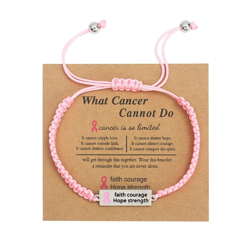 Pink-Ribbon-Charm-Bracelet-Breast-Cancers-Awareness-Bracelets-Faith ...