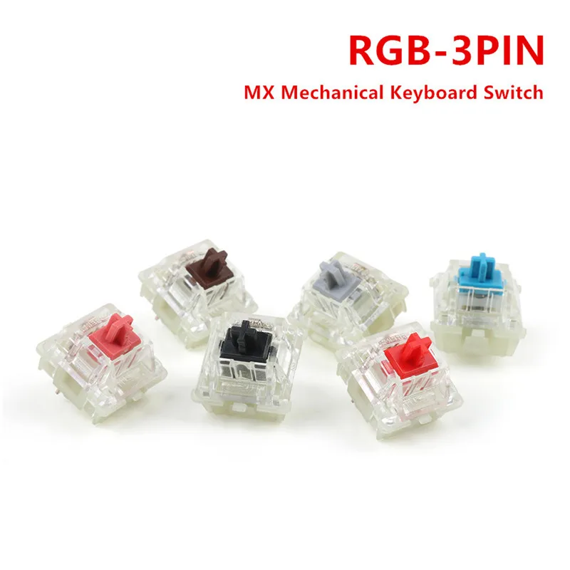 New Cherry MX Mechanical Keyboard Switch Silver Red Black Blue Brown ...