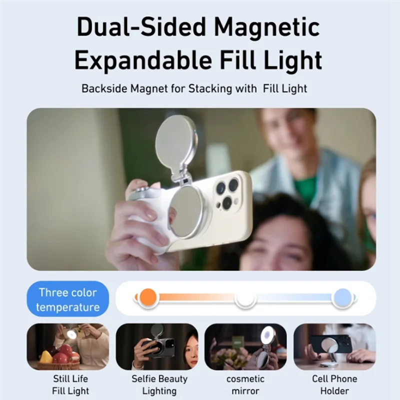 TELESIN Magnetic Phone Camera Shoot Hand Grip Phone Holder Shooting Aid ...