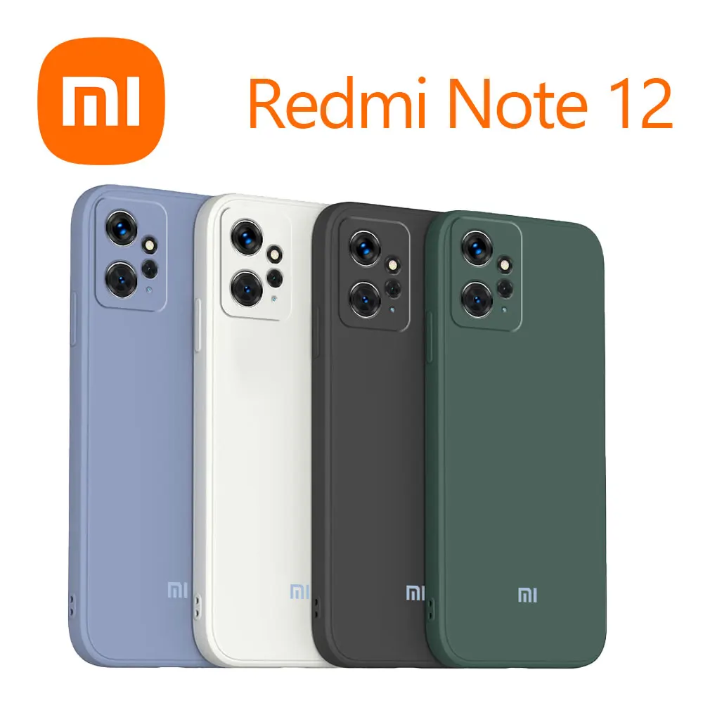Funda-de-silicona-l-quida-para-xiaomi-Redmi-Note-12-carcasa-con ...