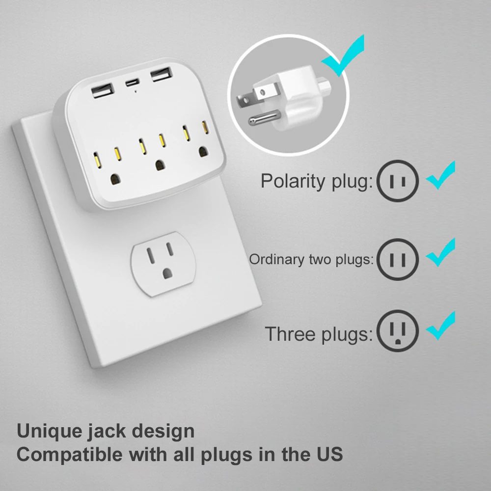 Estilo-dos-eua-tomada-inteligente-com-3usb-3-4a-sa-da-adaptador-de ...