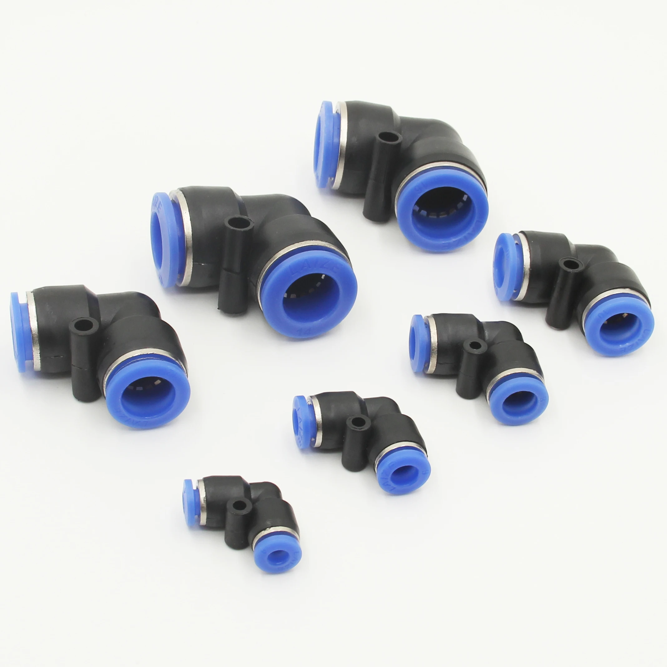 Pneumatic-Fitting-PV-Air-Water-Hose-and-Tube-Push-In-Connector-4-16mm ...