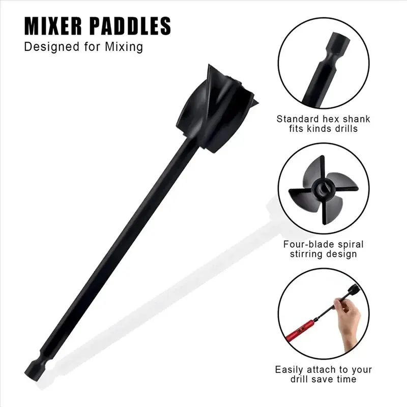 Epoxy-Mixer-Paint-Drill-Attachment-Paddle-Consistency-Liquids-Resin ...