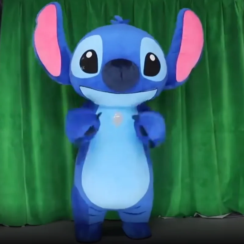 Fashion-Cartoon-Blue-Lilo-Stitch-Inflatable-Mascot-Costume-Halloween ...