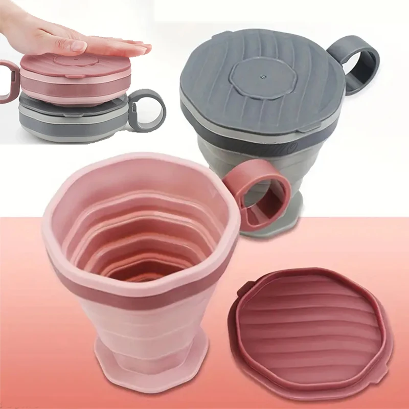 1Pcs-Foldable-Coffee-Cup-With-Handle-And-Lid-Creative-Portable-Water ...