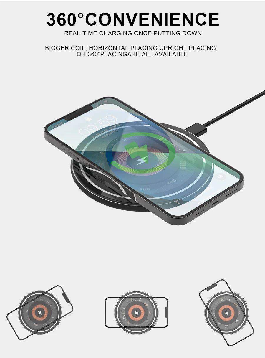Беспроводное зарядное устройство 20 Вт для iPhone 14 13 12 11 X Pro Max ...