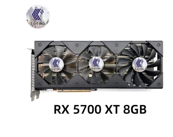 Ccting Amd Radeon Rx 5700 Xt 8gb Placa Gráfica Gddr6 Vídeo Memória ...