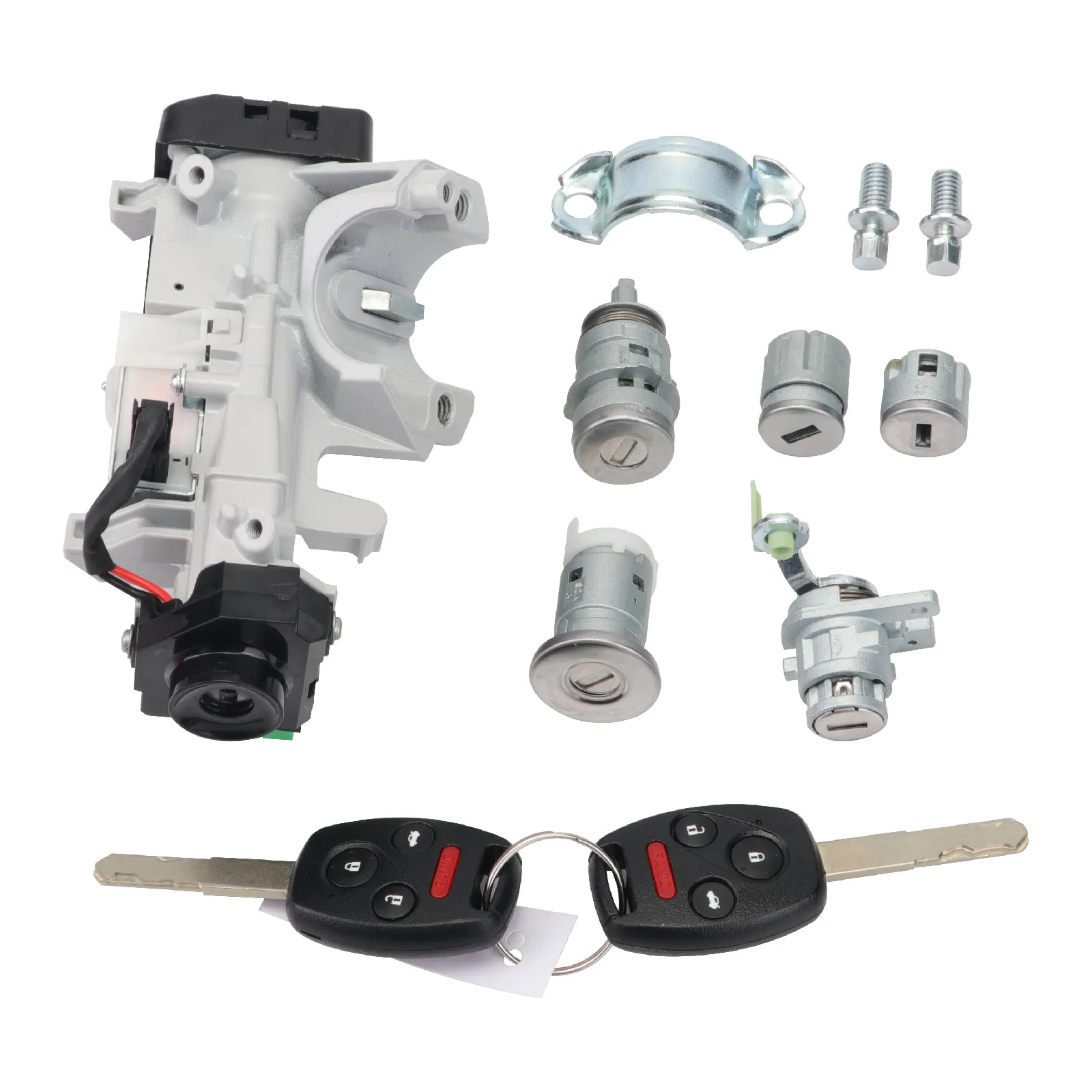 Complete-Lock-Set-Ignition-Switch-Door-Lock-Cylinder-Immobilizer-8E ...