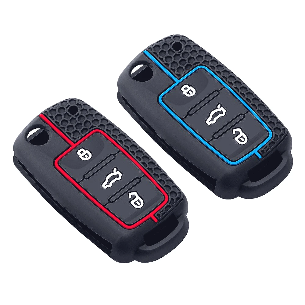 Protect Car key shell For Volkswagen polo passat b5 golf 4 5 6 MK5 MK6 ...