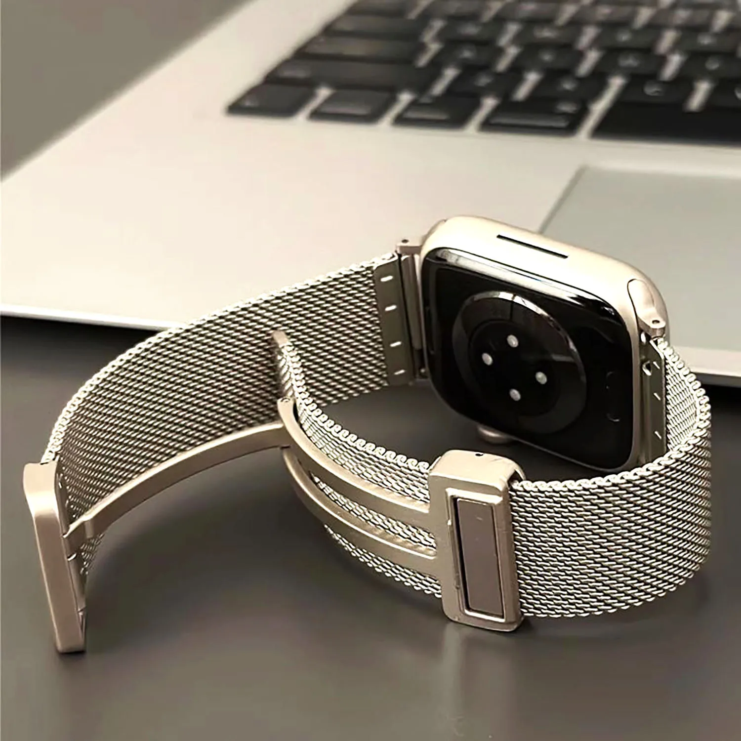 Magnetic Strap For Apple Watch Ultra 49mm Band 44mm 45mm 40mm 41mm 42mm ...