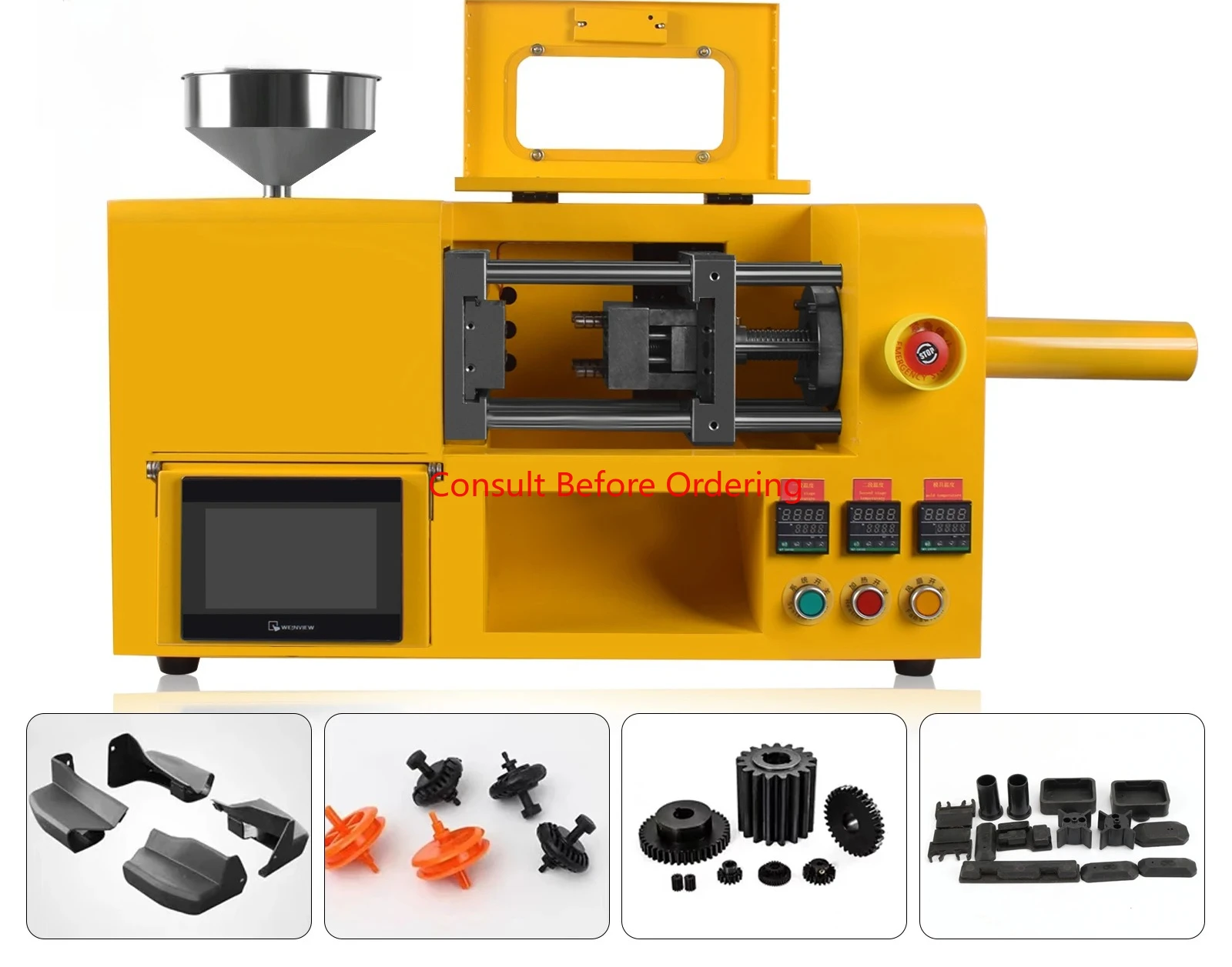 Desktop Molding Machine Mini Molding 30G For Polymer Plastic PS ABS ...