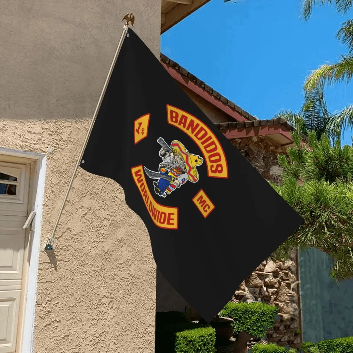 New-Bandidos-Worldwide-Motorcycle-Club-4-Decorative-Banner-Outside ...