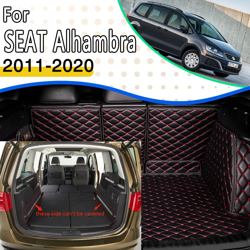 Car-Trunk-Mat-For-SEAT-Alhambra-MK2-7N-VW-Volkswagen-Sharan-2011-2020 ...