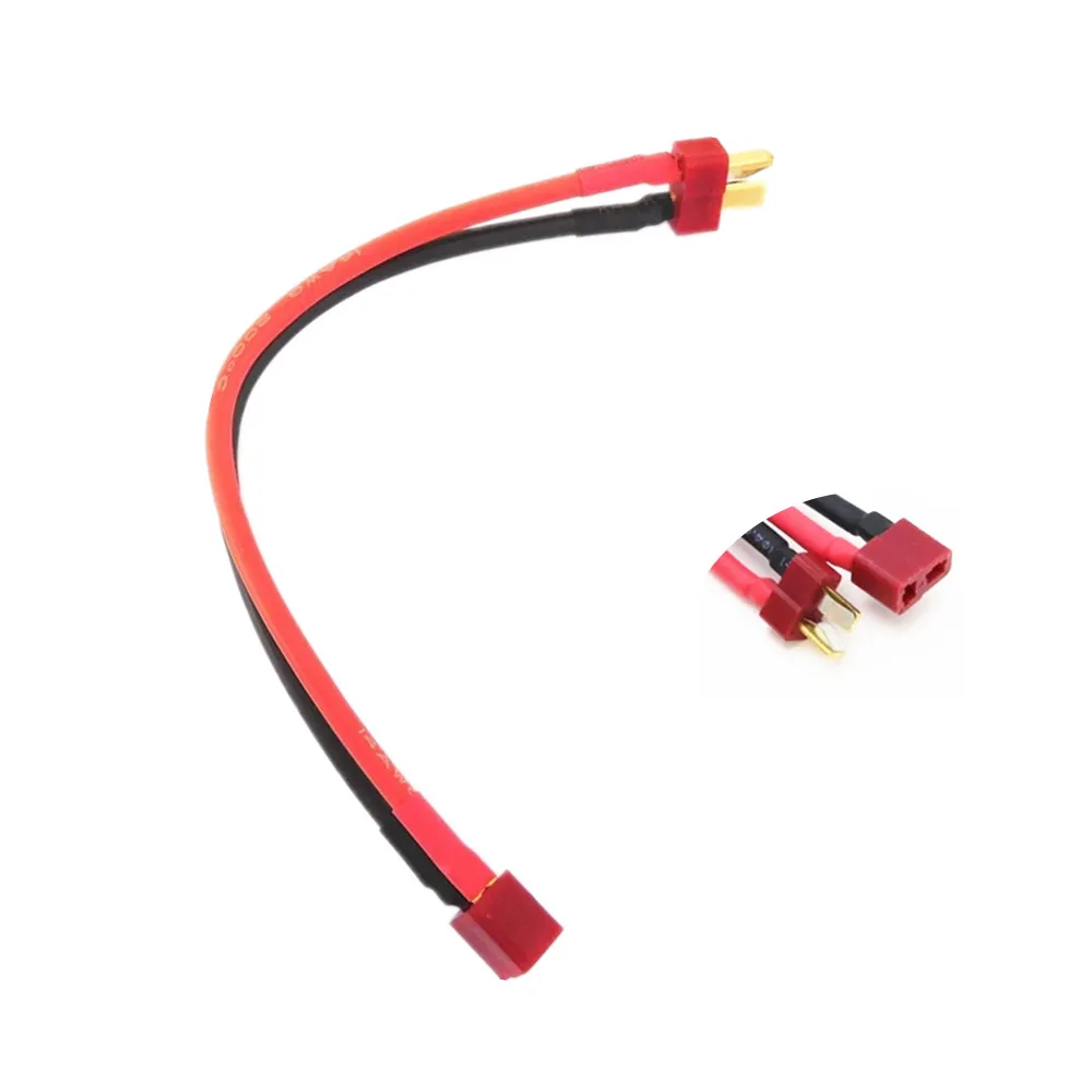 1PCS-T-Plug-Battery-Connector-Extension-Cable-Male-to-Female-14AWG ...