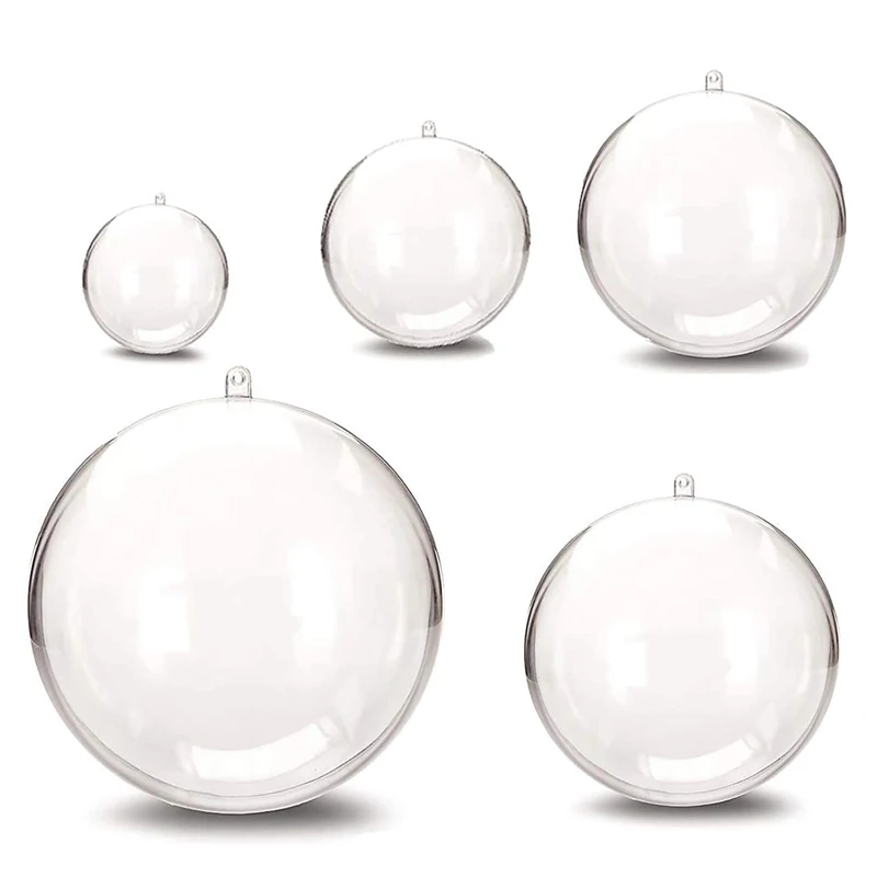 Large Clear Plastic Spheres