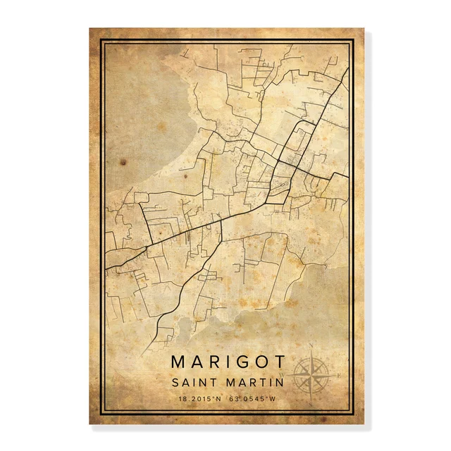 St Martin Road Map