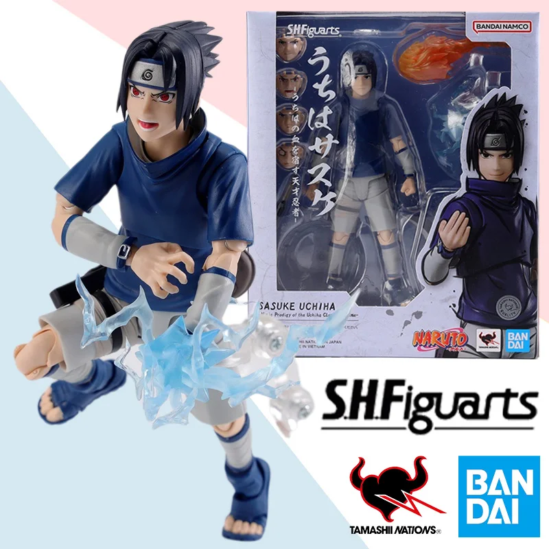 Bandai-Uchiha-Sasuke-Kit-Modelo-Acabado-Action-Figure-Anime-Naruto ...