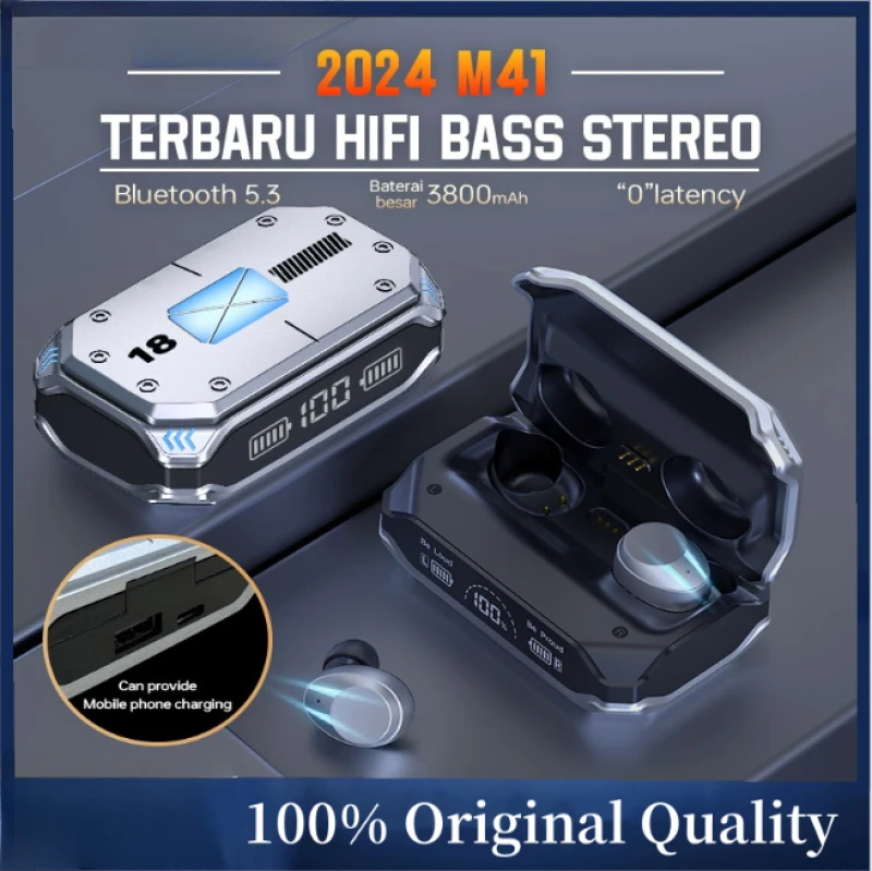 TWS-M41-Bluetooth-Earphones-Wireless-Headphones-Smart-Touch-Wireless-Headset-LED-Display-Stereo ...