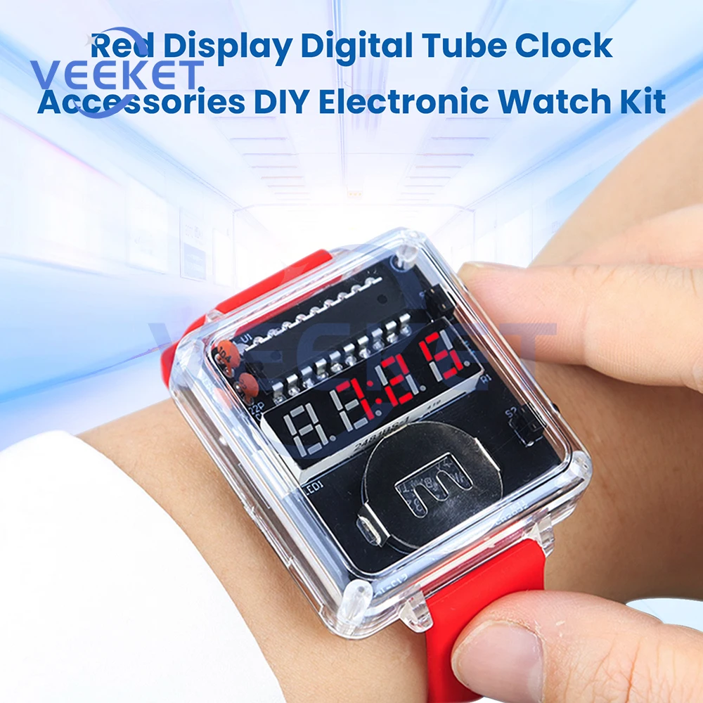 DIY LED Digital Tube Display Electronic Watch Kit - Creative Soldering ...