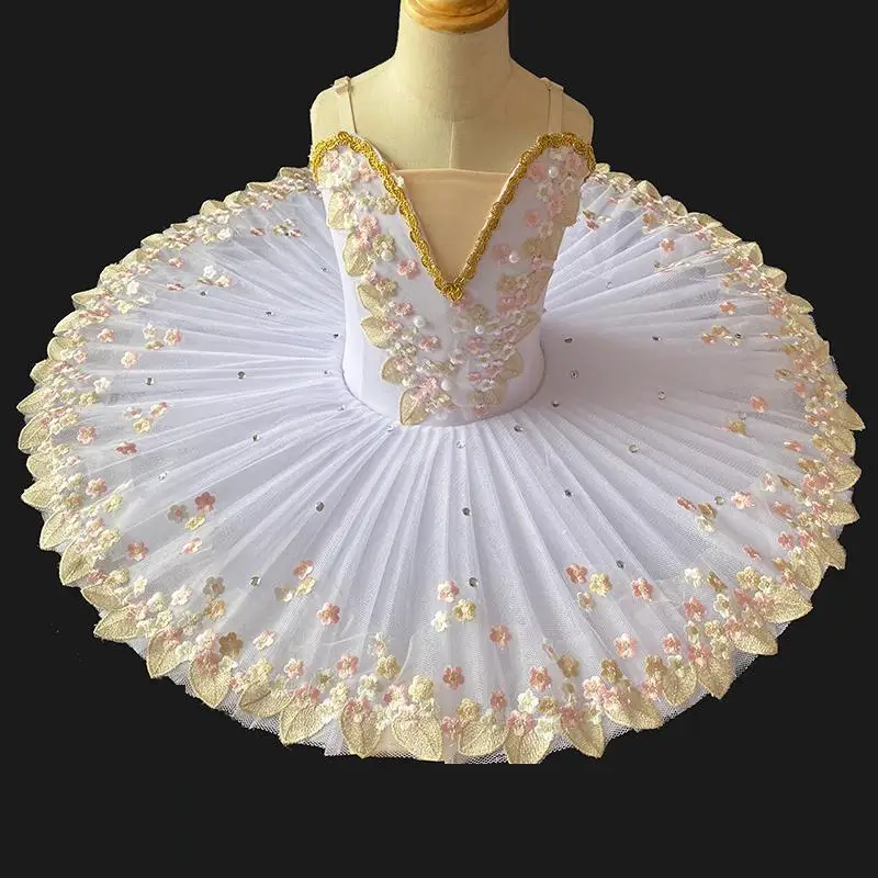 White-Professional-Ballerina-Ballet-Tutu-For-Child-Children-Kids-Girls ...