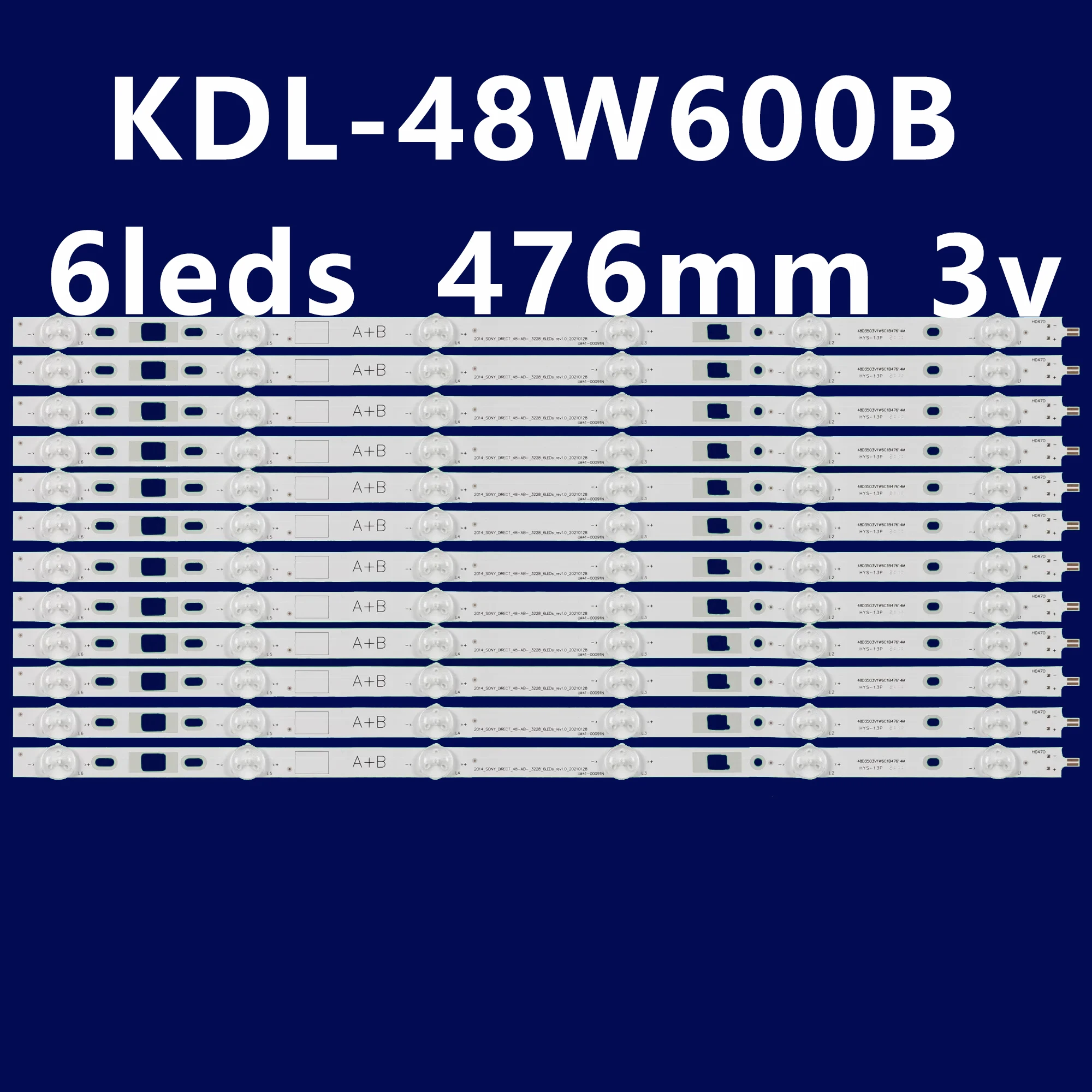 LED strip for 2014_DIRECT_48_A_3228 KDL-48W600B KDL-48R480B KDL-48W585 ...