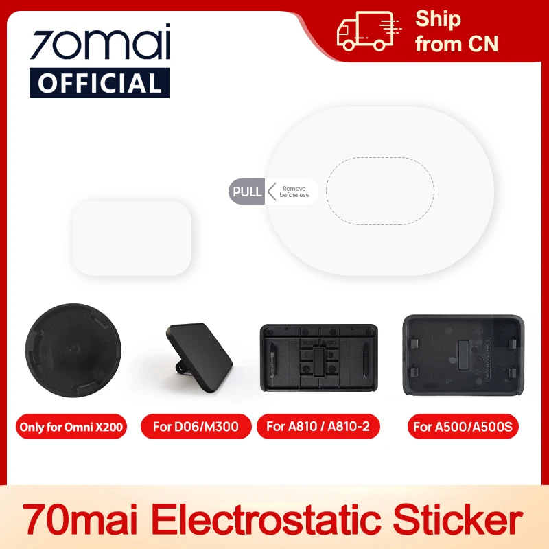 70mai-Dash-Cam-Mount-Sticker-for-70mai-A810-X200-A800S-A500S-1S-M300 ...