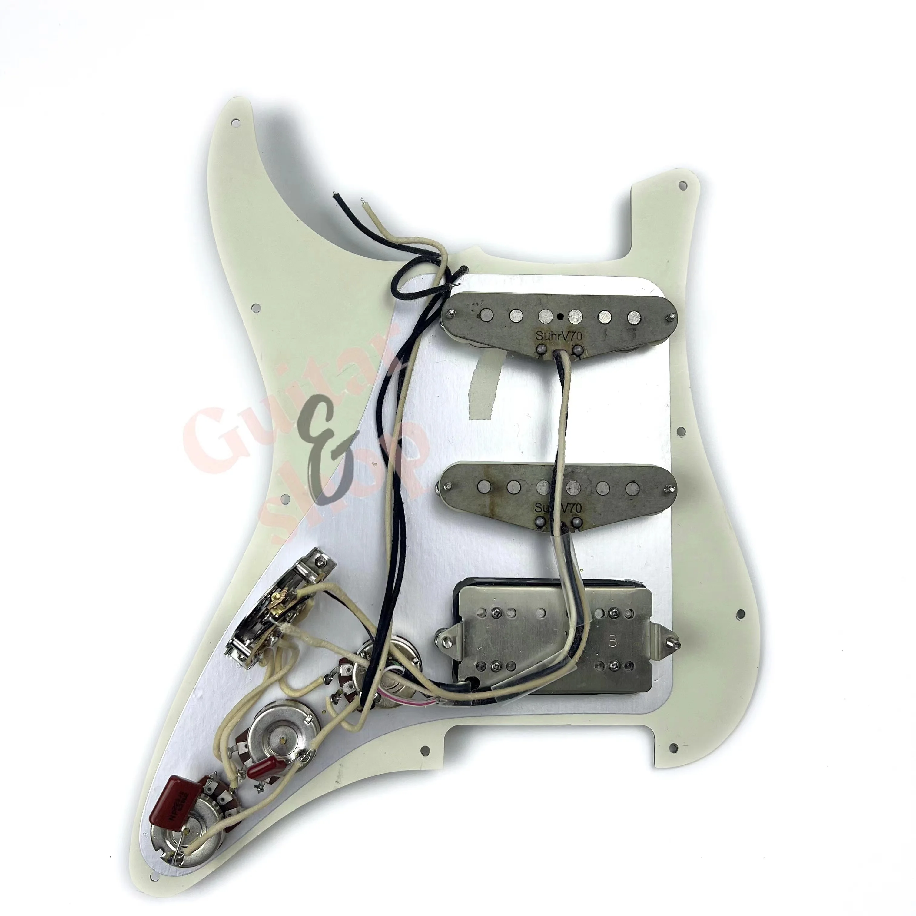 Vintage-Hand-wound-Single-Coil-Guitar-Pickup-Gray-Base-Plate-HSS-Double ...