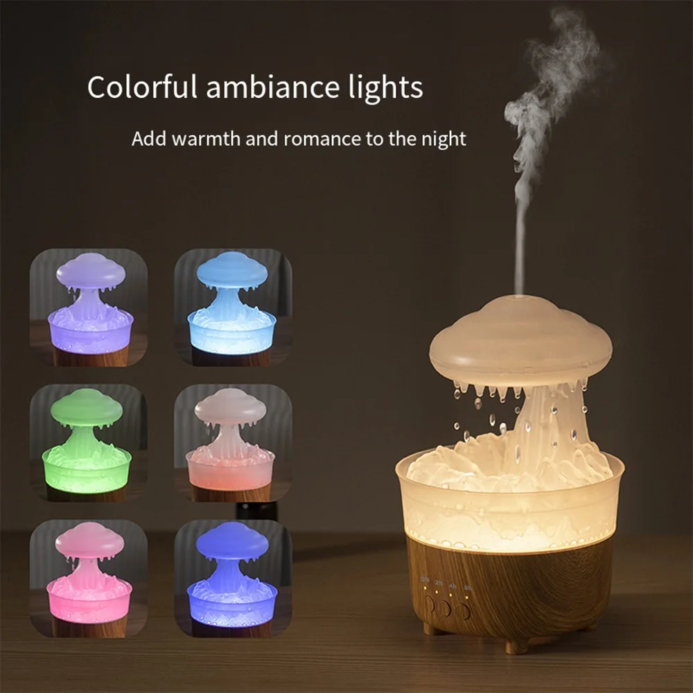 USB-Rain-Air-Humidifier-Electric-Aroma-Diffuser-Rain-Cloud-Smell-Desktop-Relax-Water-Drops ...