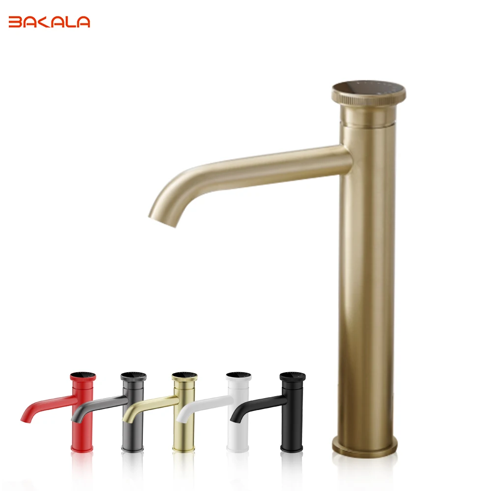 BAKALA-Mechanical-Style-Basin-Faucet-Bathroom-Brass-Washbasin-Faucet ...