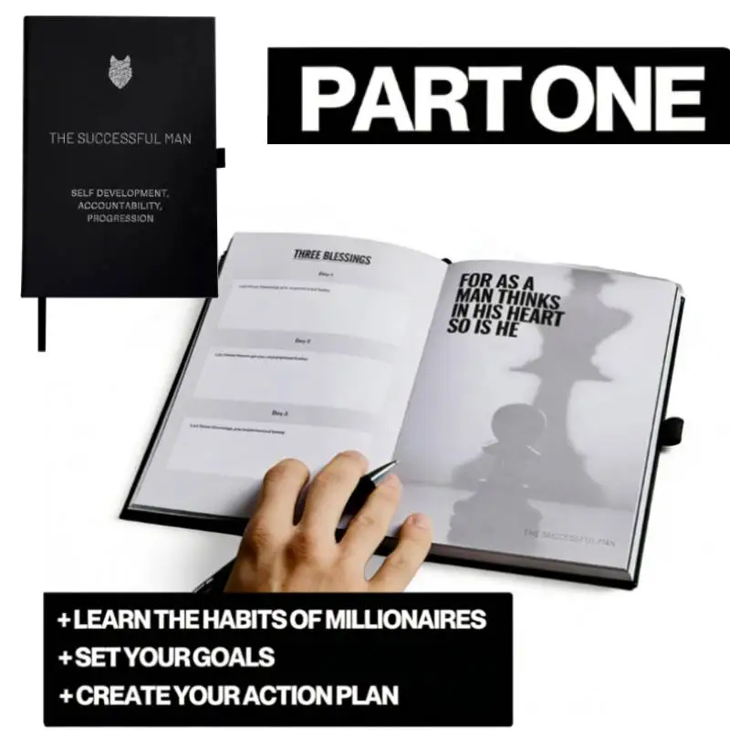 The Successful Man Journal Guide & Journal w/Deep Prompts & Daily ...