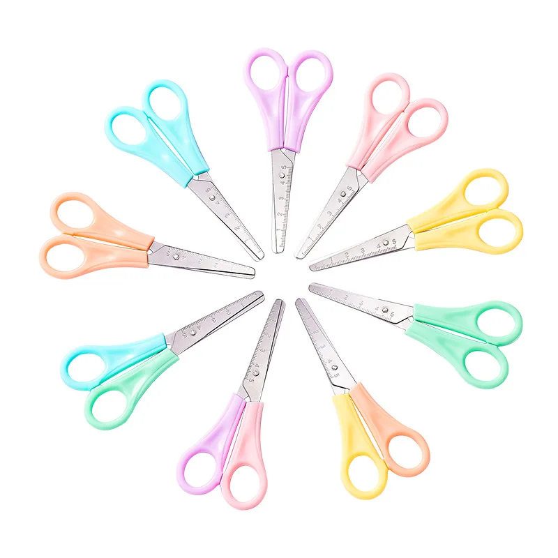 Creative-Solid-Colors-Plastic-Handle-Stainless-Steel-Ruler-Function ...