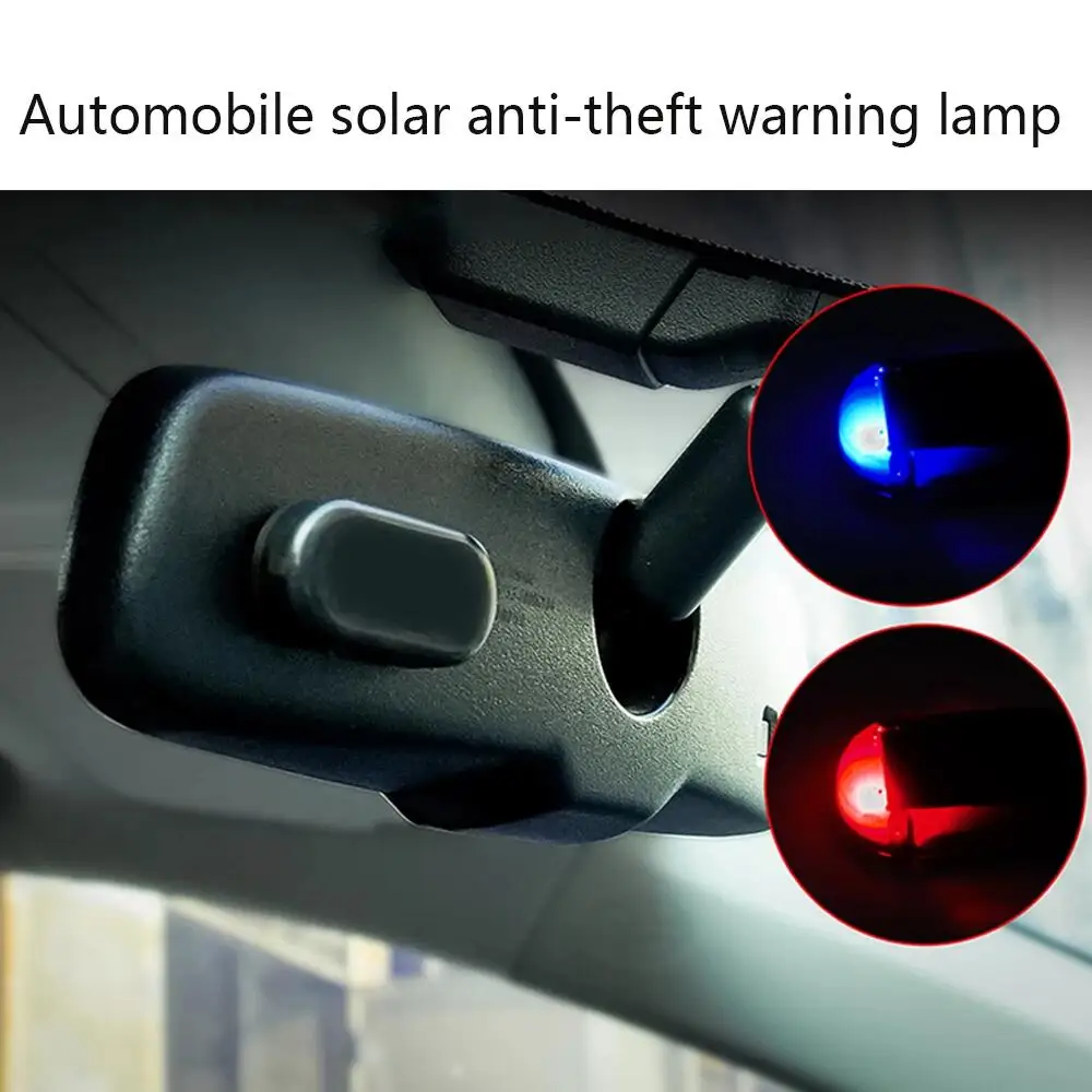 New-Dummy-Alarm-Warning-Anti-Theft-LED-Car-Fake-Security-Light-Solar-Powered-Wireless-Warning ...