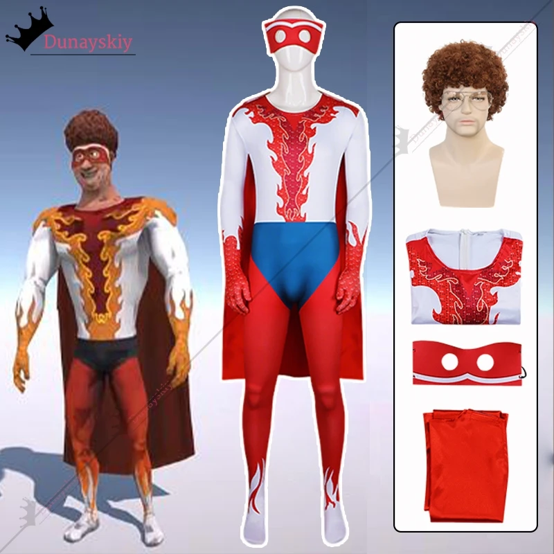 Anime Tighten Cosplay Costume Megamind Jumpsuit Halloween Tighten Mask ...