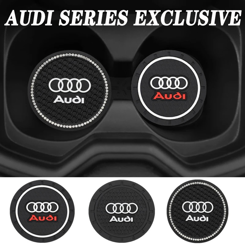 2Pcs-Car-Coaster-PVC-Cars-Water-Cup-Mat-Anti-Slip-Pad-Accessories-For ...