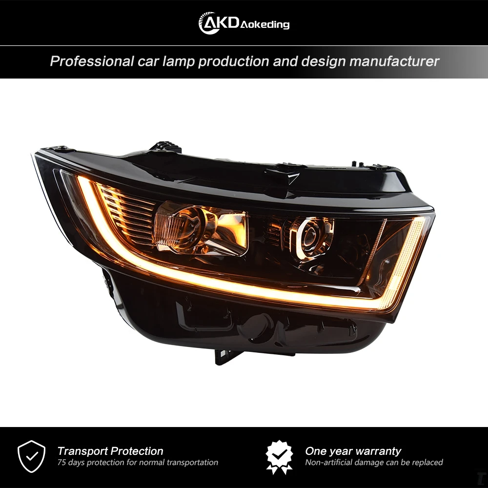 AKD-Head-Lamp-For-Car-Ford-EDGE-2016-2019-Headlights-Fog-Lights-Daytime ...